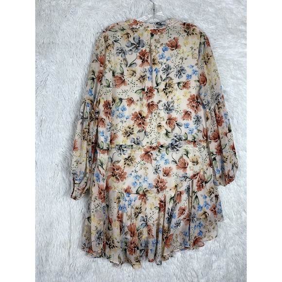 Vici | Dresses | Vici Collection Multicolor Floral Drawstring Dress ...